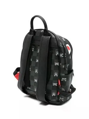 SPRAYGROUND Shark-mouth Checkered Backpack