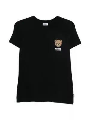 Moschino Logo-print T-shirt - Black
