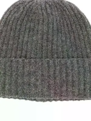 ZANONE Ribbed Knit Beanie Hat