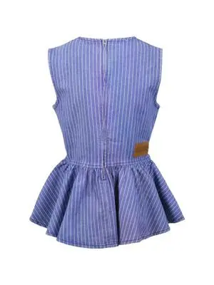 Baum Und Pferdgarten Merja Pinstriped Peplum Blouse