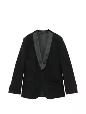 Santoni Sequin-embellished Blazer - Black