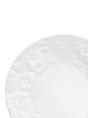 ASTIER DE VILLATTE Hortus Floral-embossed Dessert Plate - White