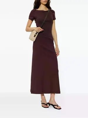 BY MALENE BIRGER Irina Ribbed Boatneck Maxi Dress