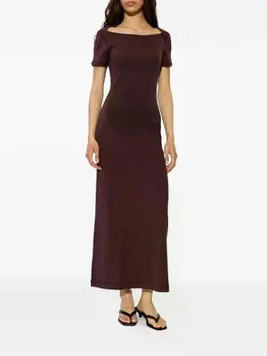 BY MALENE BIRGER Irina Ribbed Boatneck Maxi Dress