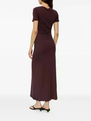 BY MALENE BIRGER Irina Ribbed Boatneck Maxi Dress
