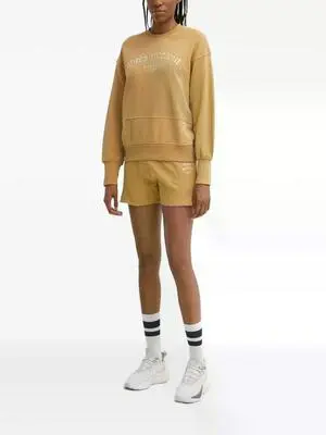 CASALL Logo Embroidered Dropped-shoulder Sweatshirt