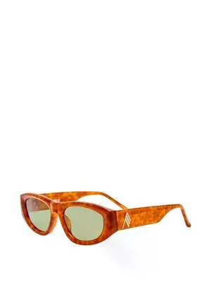 Attico X Linda Farrow Maya Geometric Sunglasses