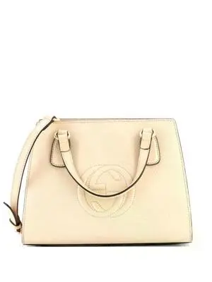 Gucci Soho Convertible Top Handle Small Satchel - Neutrals