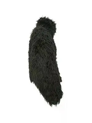 Balenciaga Cropped Faux Fur Jacket
