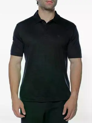 Emporio Armani Short-sleeve Polo Shirt - Black