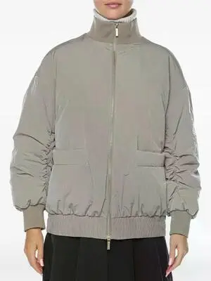 Armani Exchange Ruched Sleeve Blouson Jacket