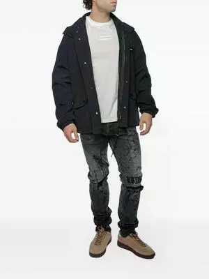 Armani Exchange Logo-patch Hooded Jacket