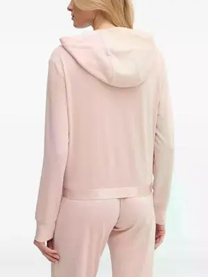 Guess Embroidered Logo Zip-up Hoodie