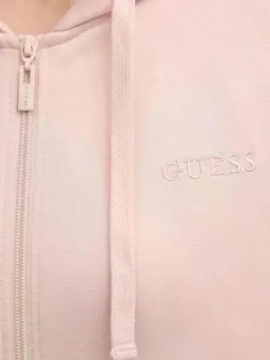 Guess Embroidered Logo Zip-up Hoodie