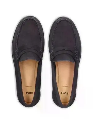 BOSS Suede Penny Loafers