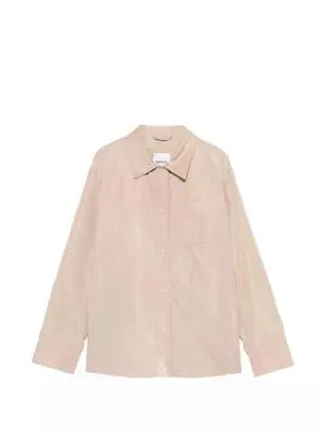 Aspesi Beige Spread Collar Shirt Jacket - Neutrals