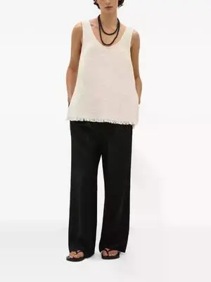 A.emery Sloane Frayed Bouclé Top