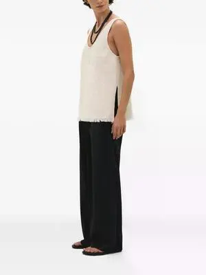 A.emery Sloane Frayed Bouclé Top