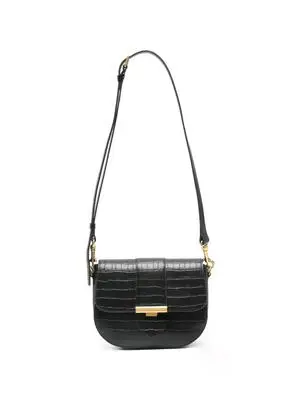 LANCASTER Exo Ily Croc-effect Leather Crossbody Bag