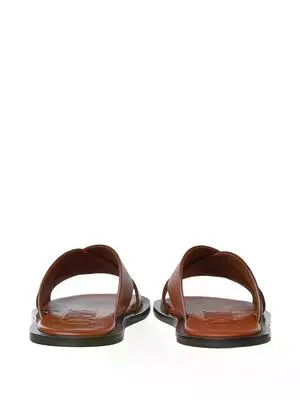 Loewe Crossover Strap Whipstitched Sandals