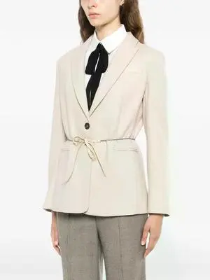 Brunello Cucinelli Monili-chain Single-breasted Blazer