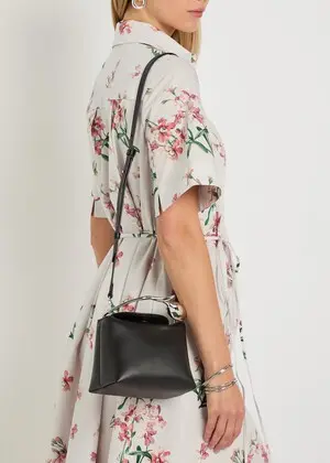 Erdem Bloom Mini Leather Top Handle Bag