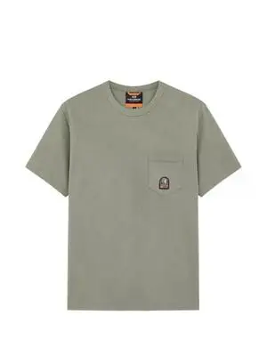 PARAJUMPERS Neel Logo-patch Pocket T-shirt - Green