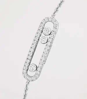 Messika Baby Move Classique Diamond Bracelet In White Gold