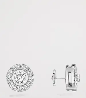 Messika Joy Diamond Stud Earrings In White Gold