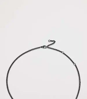Messika Move Titanium Graphite Diamond Large Pendant Necklace