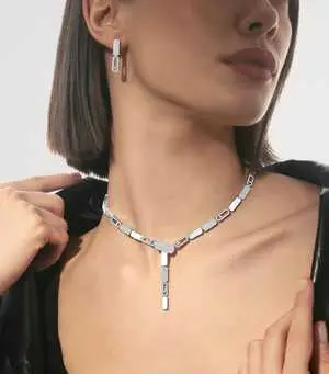 Messika Imperial Move White Gold And Diamond Drop Earrings
