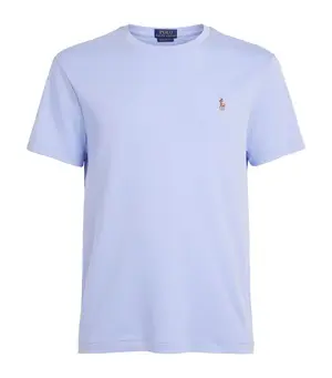 Polo Ralph Lauren Pima Cotton Polo Pony T-shirt - Blue