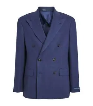 Polo Ralph Lauren Linen Double-breasted Blazer