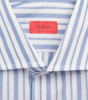 Isaia Cotton Stripe Shirt
