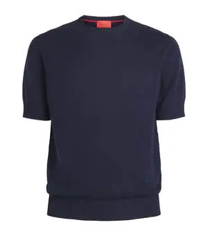 Isaia Silk-linen T-shirt