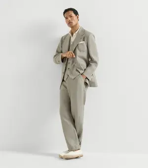 Brunello Cucinelli Linen 3-piece Suit