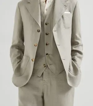 Brunello Cucinelli Linen 3-piece Suit