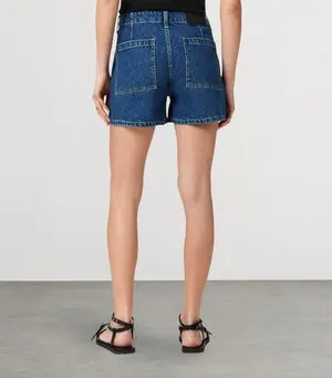 ALLSAINTS Mid-rise Buttoned Denim Shorts