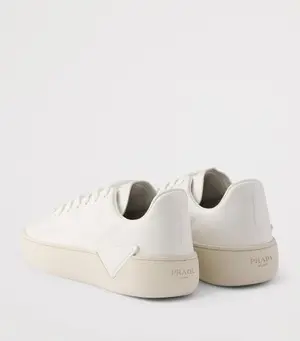 Prada Leather Court Sneakers