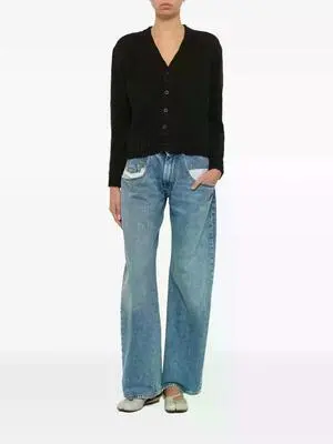 MAISON MARGIELA Four-stitch Logo Hemp Cardigan