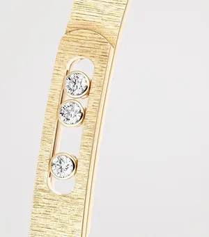 Messika Move Noa Diamond Bangle In 18kt Yellow - Gold