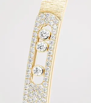 Messika Move Noa Diamond And Yellow Bangle - Gold