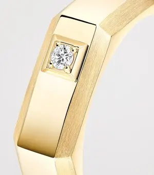 Messika Moderniste Yellow And Diamond Ring