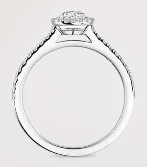 Messika Joy Brilliant Diamond And White Gold Ring - Silver