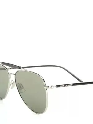 Saint Laurent Metal Aviator Sunglasses