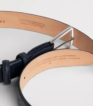 ELLIOT RHODES Alligator Leather Belt