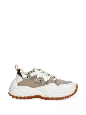 Armani Exchange Panelled Chunky Sole Sneakers - White