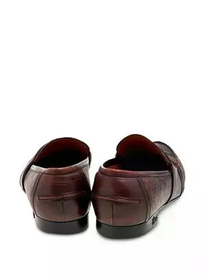 Gucci Hilary Diamante-embossed Penny Loafers