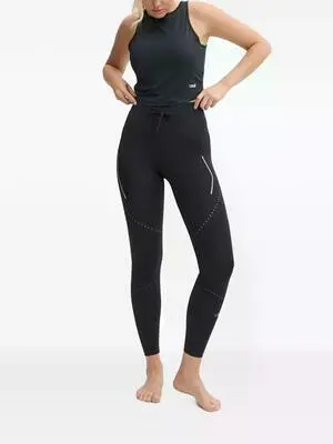 CASALL Laser-cut Drawstring-fastening Performance Leggings