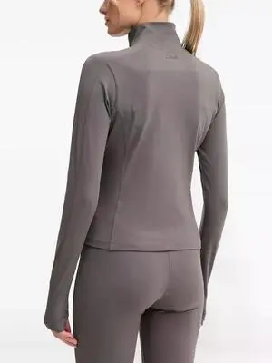 CASALL Zip-up Long-sleeve Jacket With High Neck - Grey